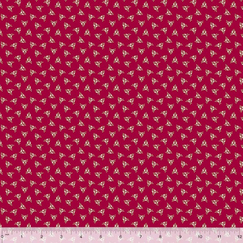 Regal Floral Ditsies on Red Fabric - 53715-4 - Rory - Windham Fabrics