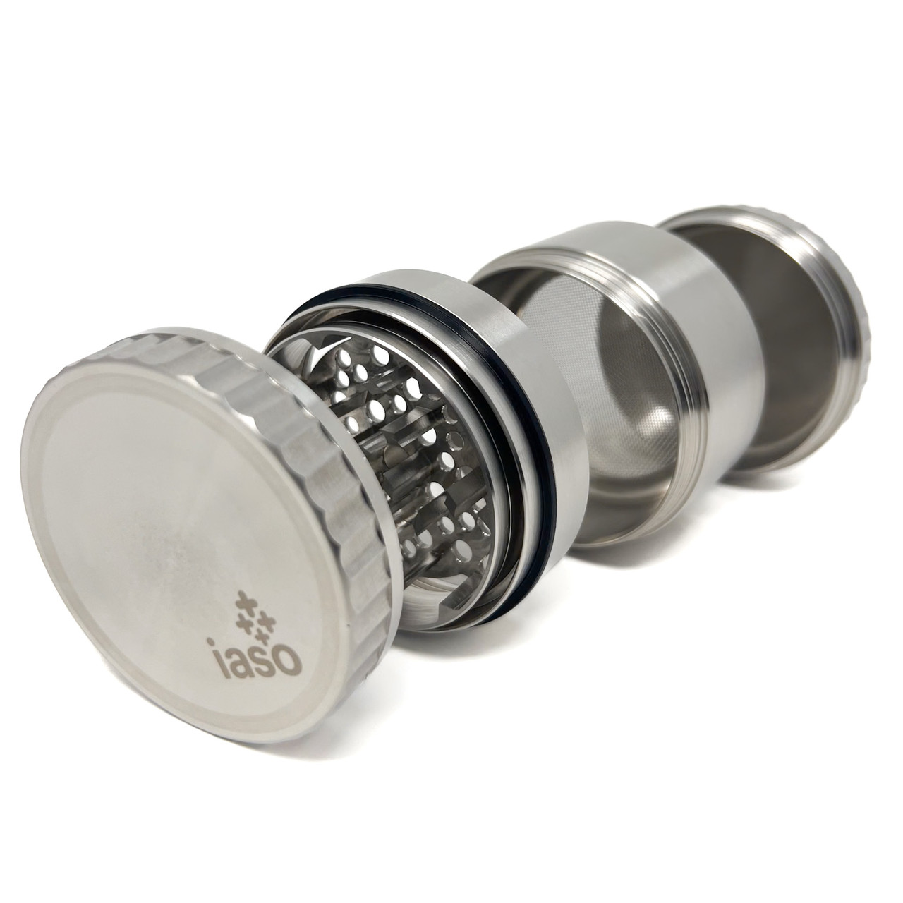 4 Piece Stainless Steel Herb Grinder 2.5” | Shop Online