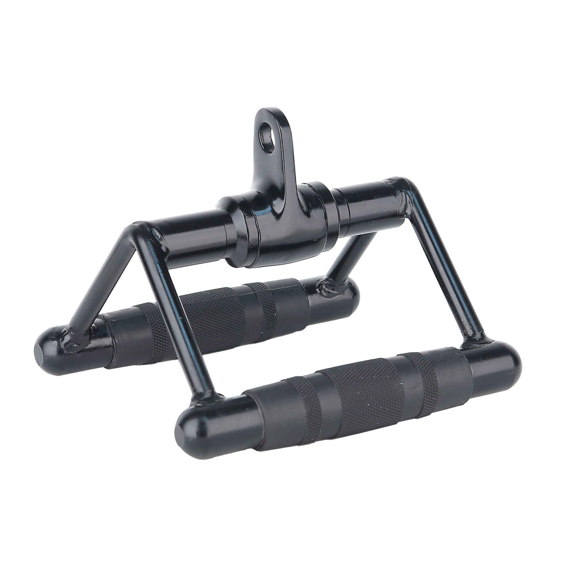 Seated Row Attachment Bar with Dual D Handle with PU Ergo Grips ...