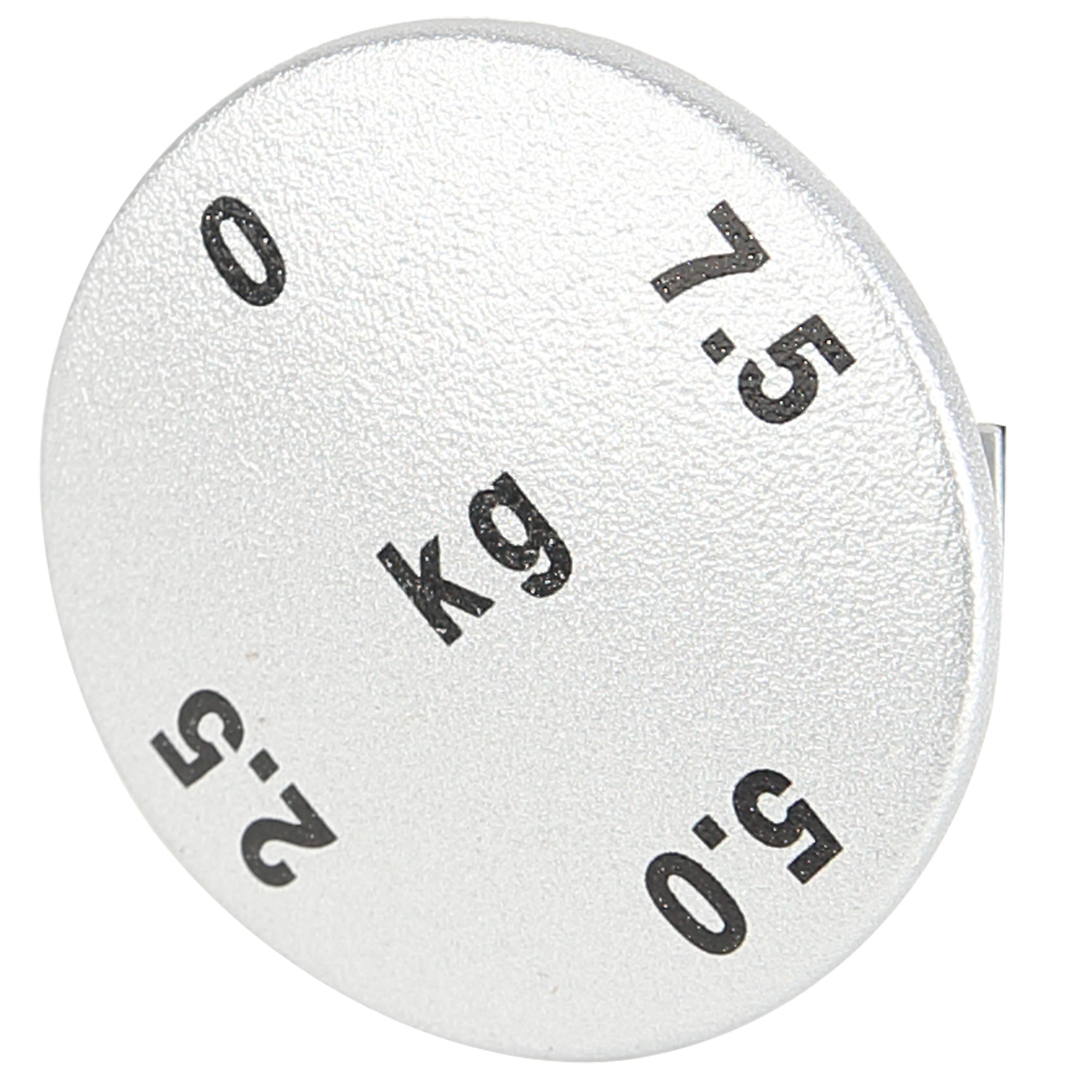 Cap, Selector Knob, KGs, Silver, LifeFitness, 7398701 | 7398701