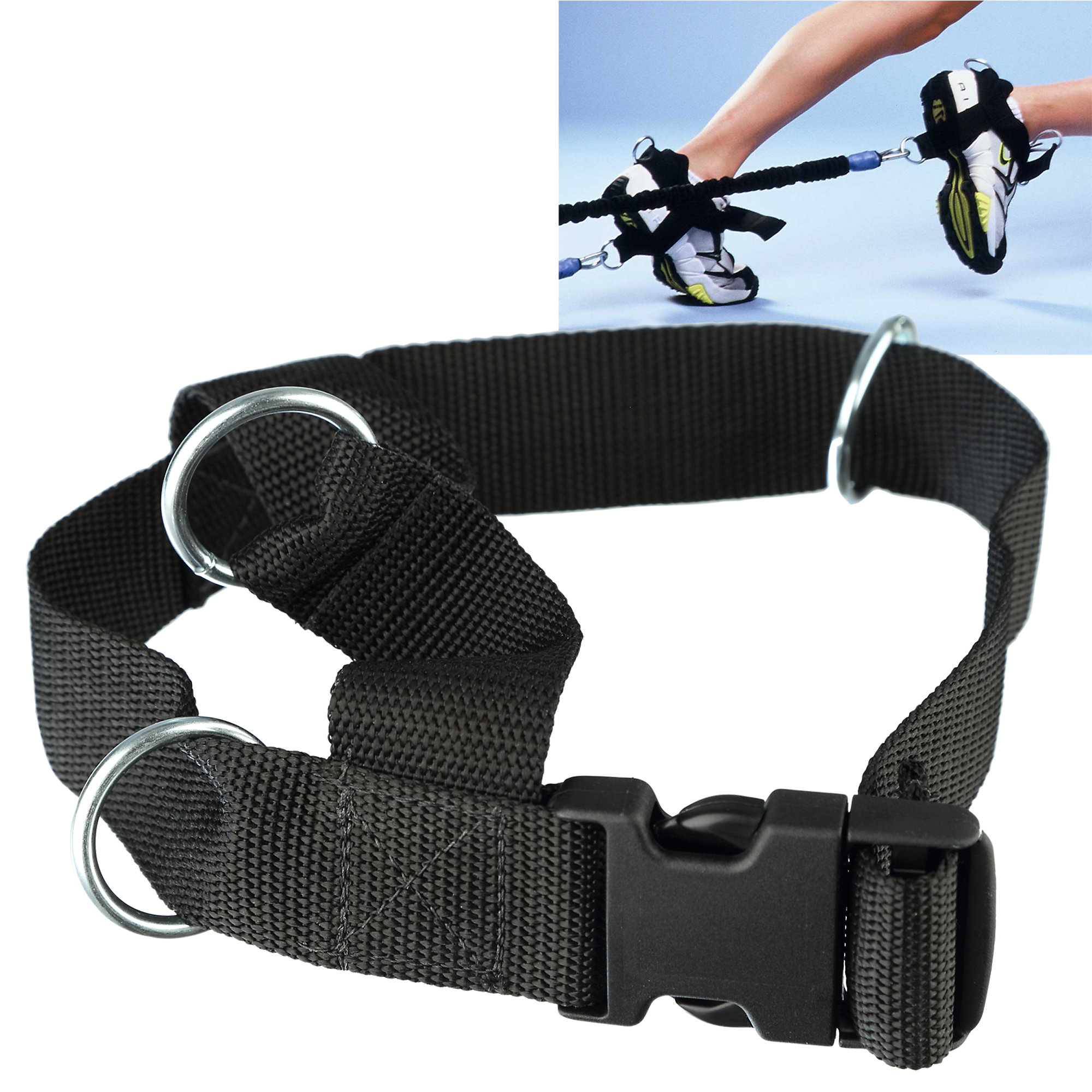 Ankle Strap, 4-Way, 1 1/2", LifeFitness - Sportsmith