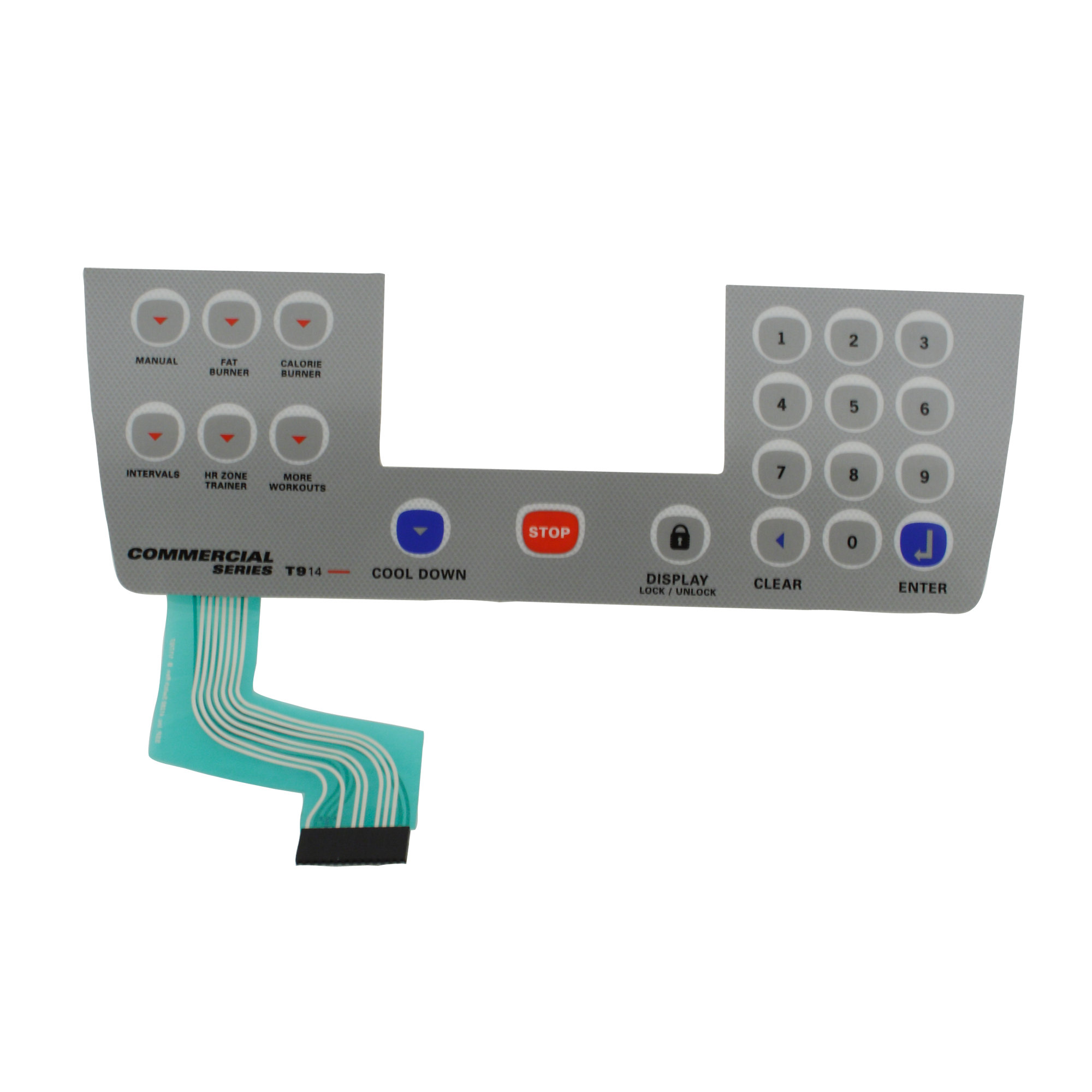 Keypad Overlay | Nautilus T914 | OEM - Sportsmith