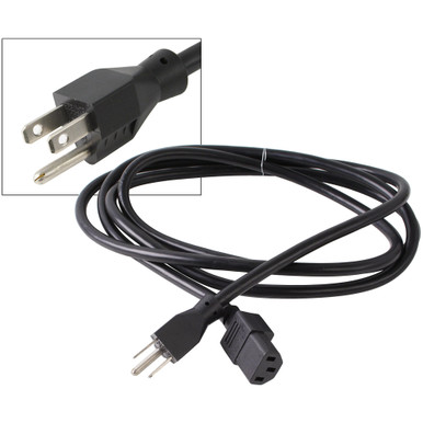 Power Cord,115V,60Hz Pwr Supply Iec320, Cybex, AW-14007 | AW-14007