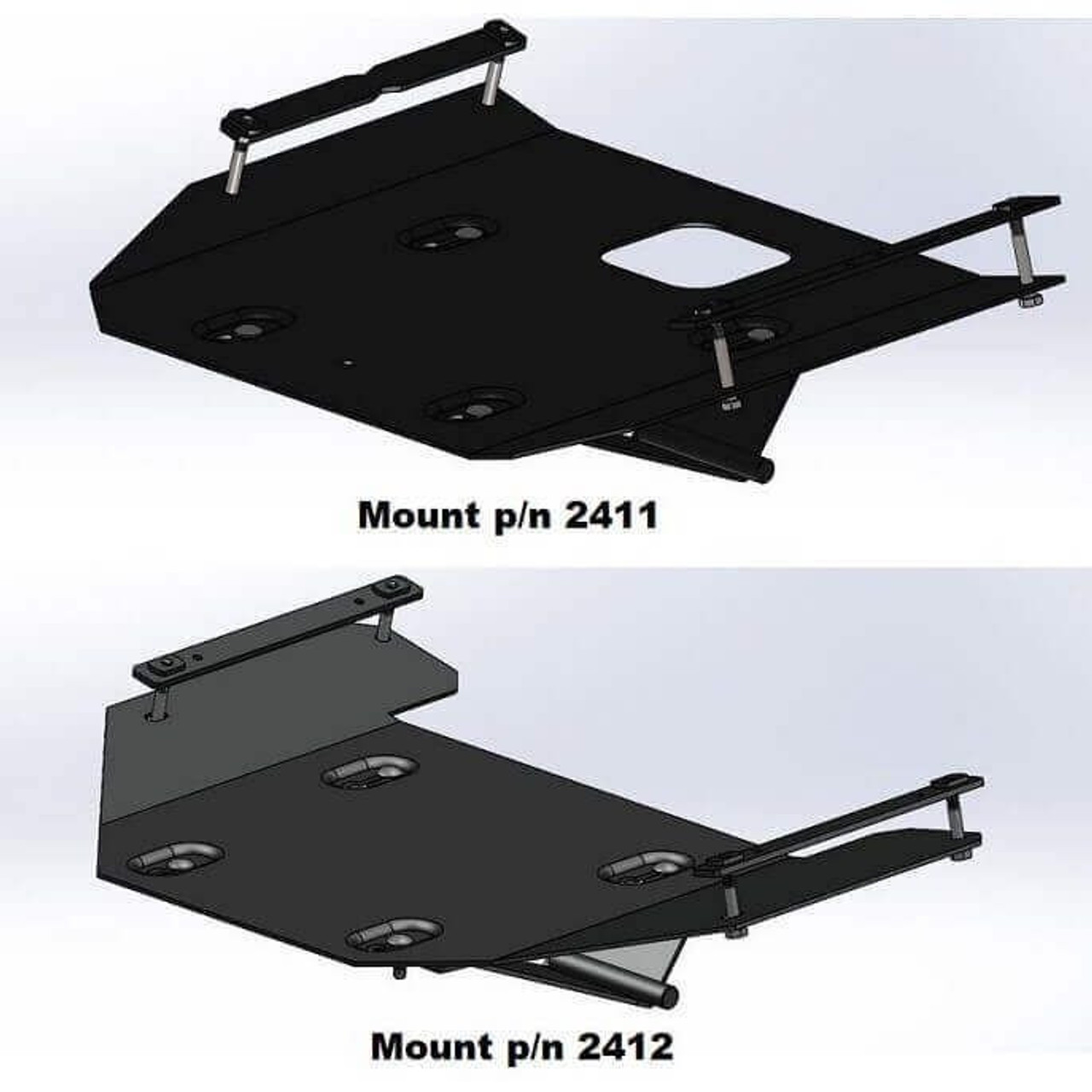 Polaris Sportsman 60 Straight Blade Snow Plow Kit By Eagle Plow Or 1835