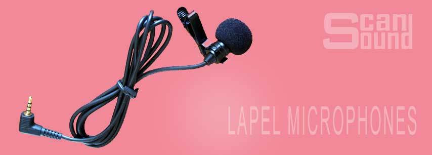 Audio Accessories - Lapel Microphones - Scan Sound, Inc.