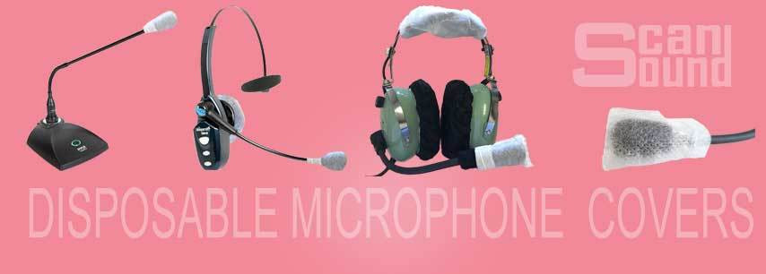 Disposable Microphone Covers for COVID-19 & Coronavirus Protection