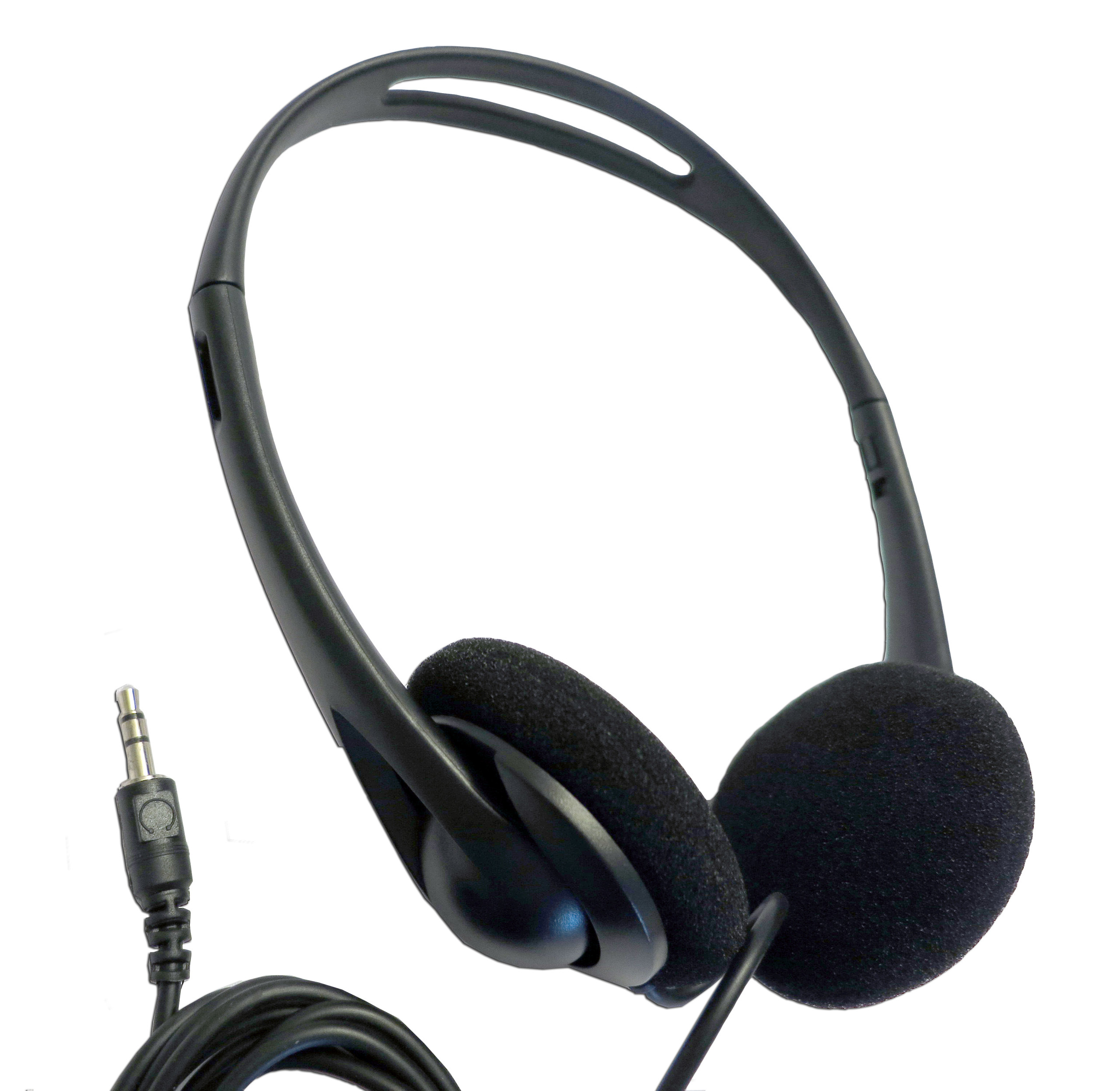 Switchable Stereo/Mono Headphones with Individual Volume Control Per Ear