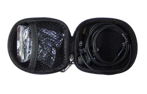 1-BUD DELUXE LEFT Single-Ear Stereo Earbud with Carrying Case