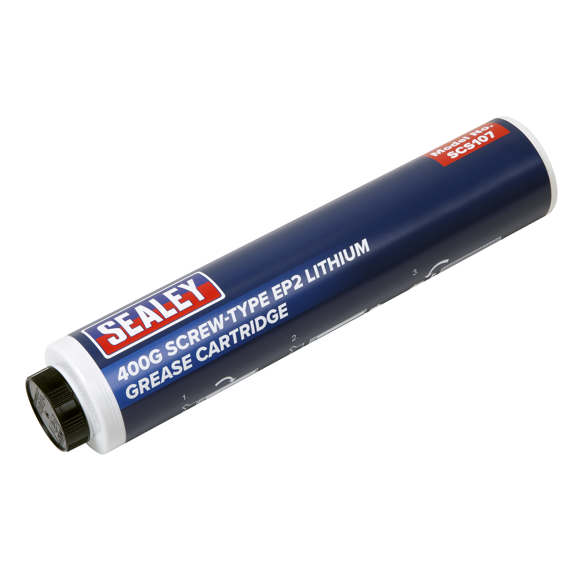 Screw-Type EP2 Lithium Grease Cartridge 400g (SCS107)