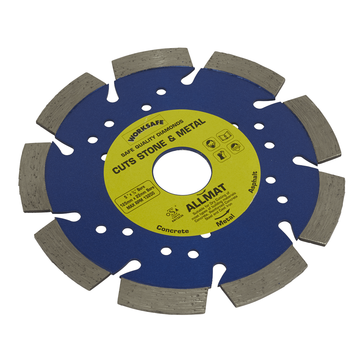 Platinum Allmat Diamond Blade ¯125 x 22mm (WDPA125)