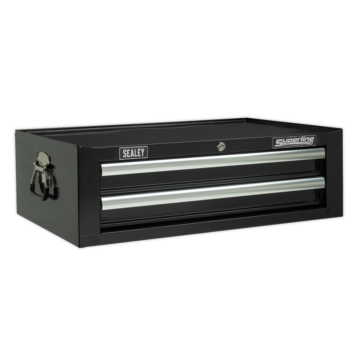 Mid-Box 2 Drawer with Ball Bearing Slides - Black (AP26029TB)