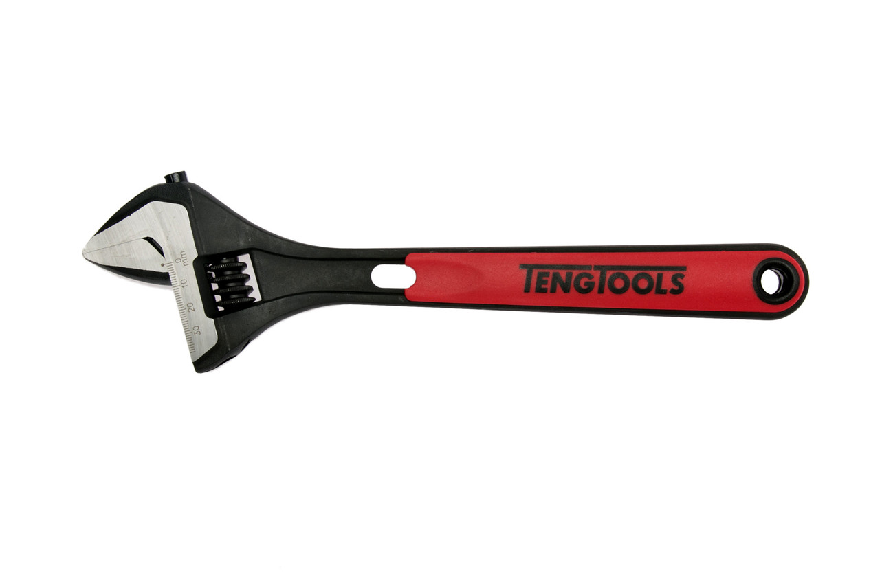 Teng Tools Adjustable Wrench TPR Grip 12 inch