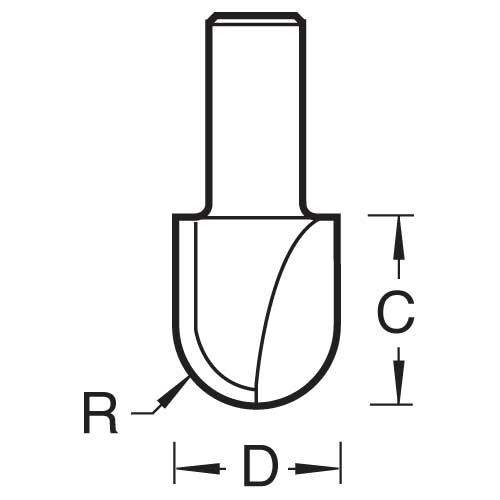 Trend Drawer Pull Cutter (84/83X1/2TC)