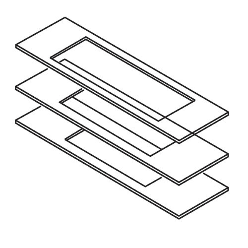 Lock template set (16 pieces) (WP-LOCK/T/SET)
