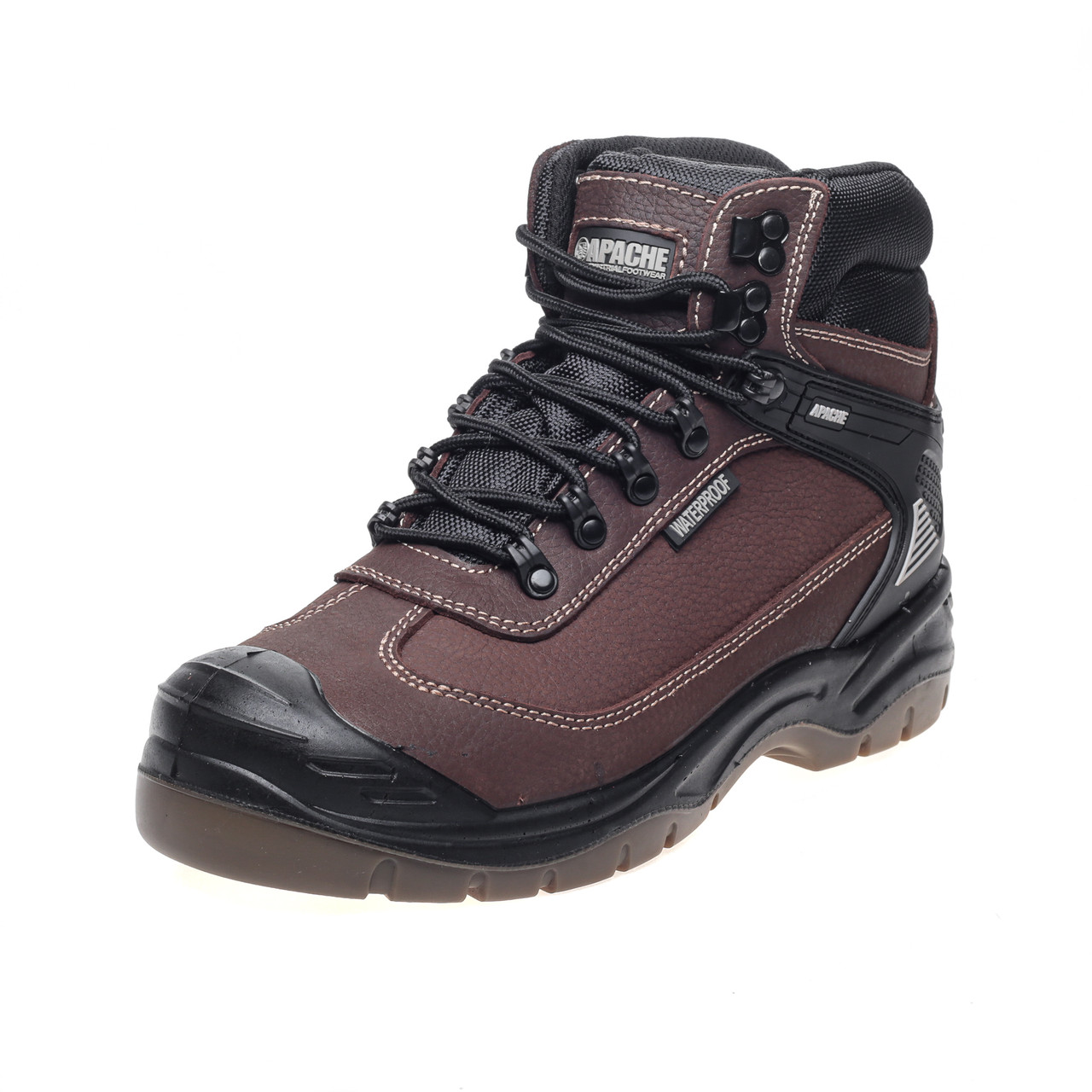 Apache Ranger Brown Waterproof Safety Hiker Boot
