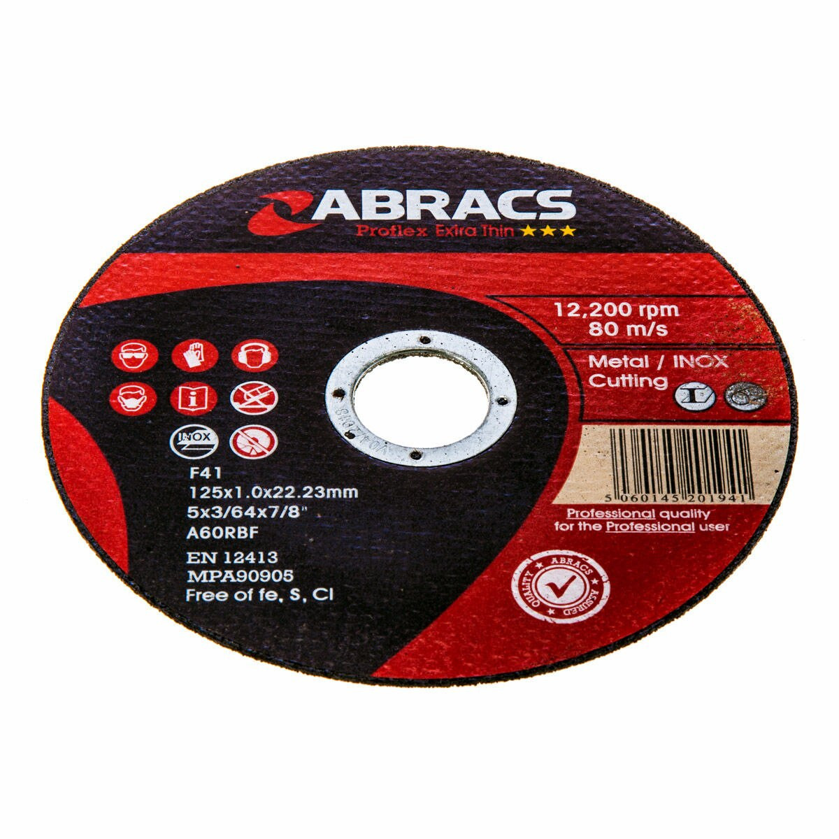 Abracs Proflex Extra Thin INOX Cutting Disc 125mm x 1mm (10 Pack ...