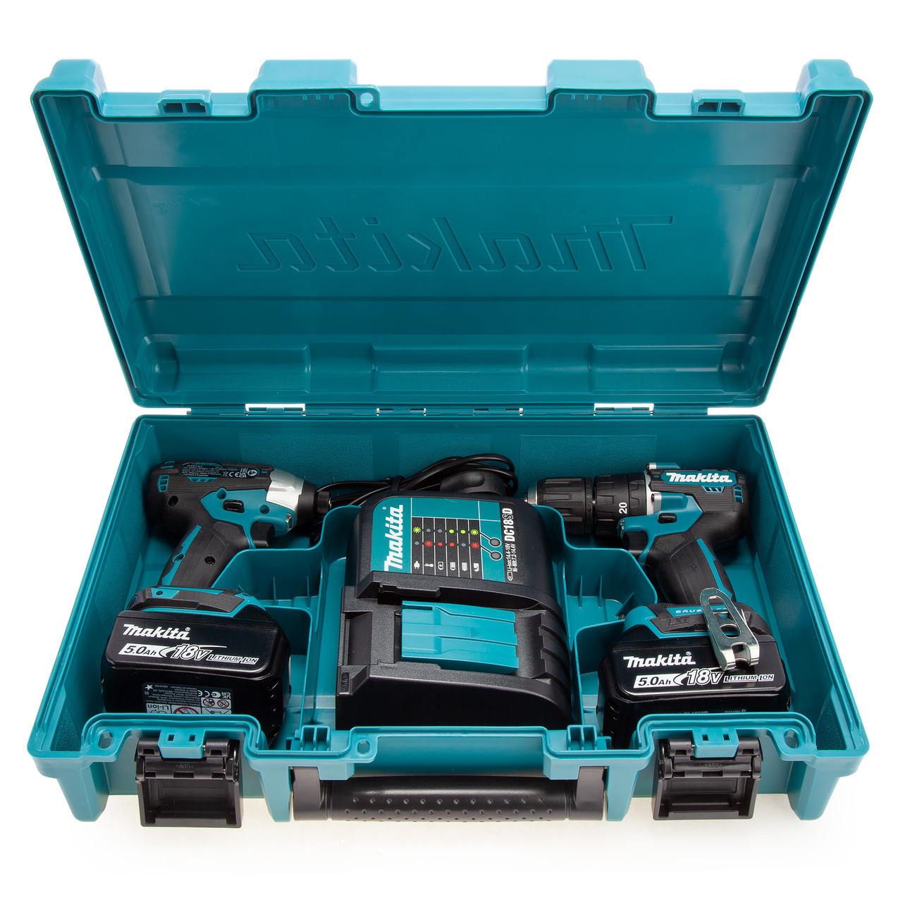 Makita DLX2414ST 18V LXT 2 Piece Brushless Combo Kit (2 x 5.0Ah ...