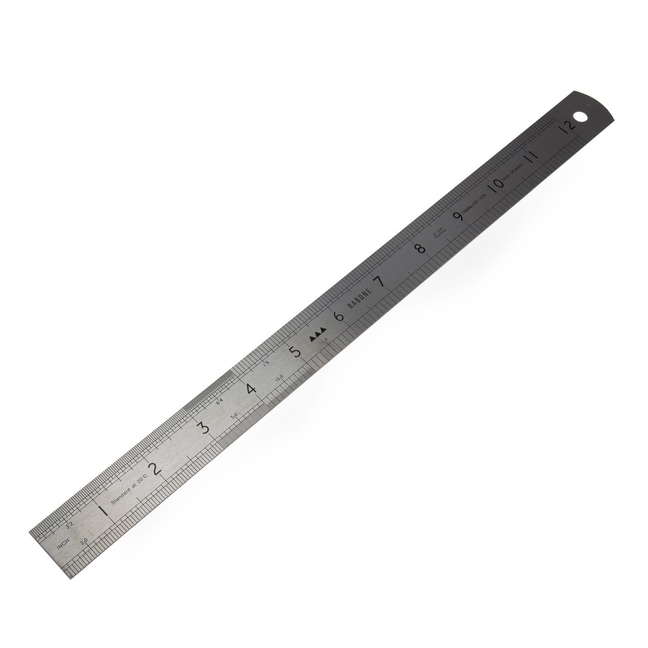 Stanley 0-35-401 Rabone Rustless Steel Rule 25mm x 300mm