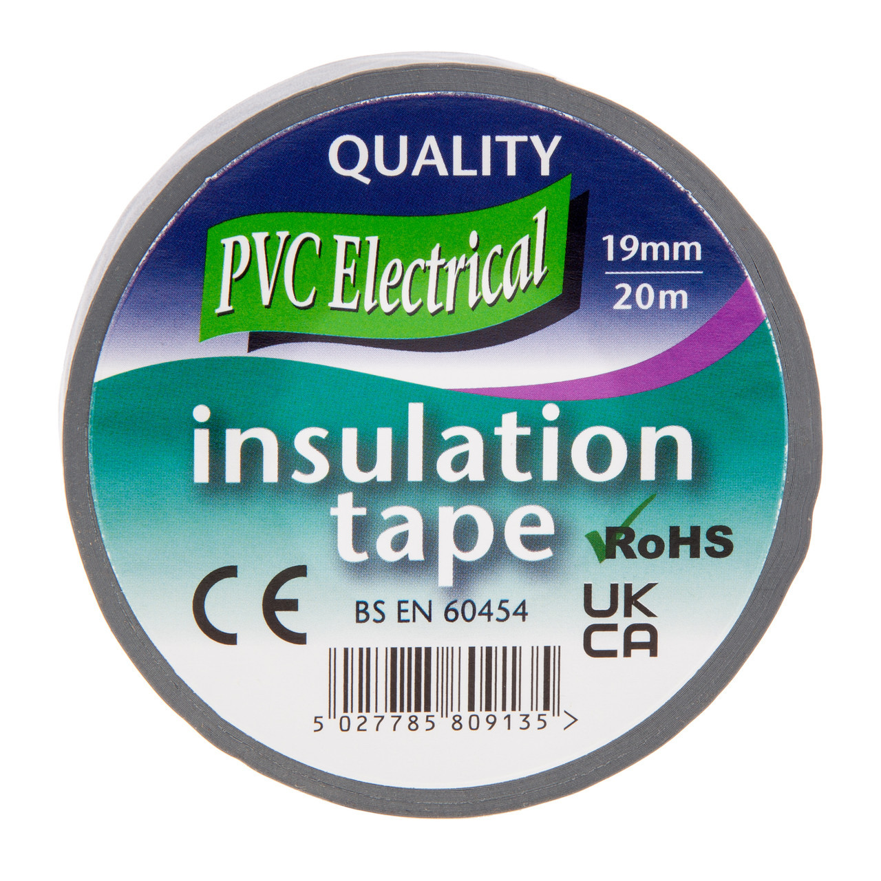 Ultratape 00351920GY PVC Electrical Insulation Tape Grey 19mm x 20m