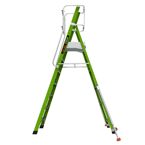 TB Davies 7 Tread Stadium Step Series 2.0 Hi-Viz GRP Fibreglass Podium Step