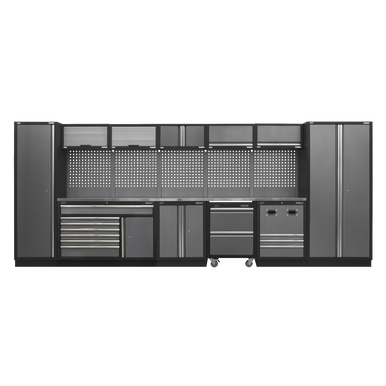 Modular Storage System Combo - Stainless Steel Worktop (APMSSTACK16SS)