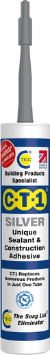 CT1 Silver TRIBRID¨ Multi Purpose Sealant & Adhesive - 290ml CT1 Silver TRIBRID¨ Multi Purpose Sealant & Adhesive - 290ml