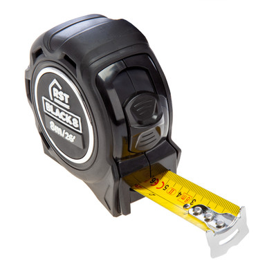 RST BLACK8 Metric/Imperial Tape Measure 8m