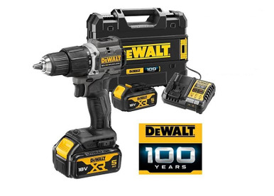 DeWalt DCD100P2T 18V XR Brushless 100 Year Hammer Drill Driver ...