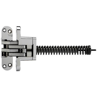 218IC-US26 Soss 1-3/4" Spring Closer Invisible Hinge in Bright Chrome ...