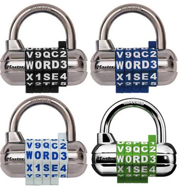 Master Lock 1534D Resettable WORD Combination Lock | Lock Depot