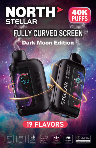 North Stellar Dark Moon Edition 40K Puff Disposable Vape | 5% Nicotine ...