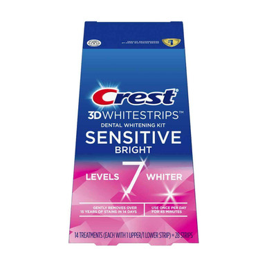 Crest 3D Whitestrips Sensitive Bright | UKWS