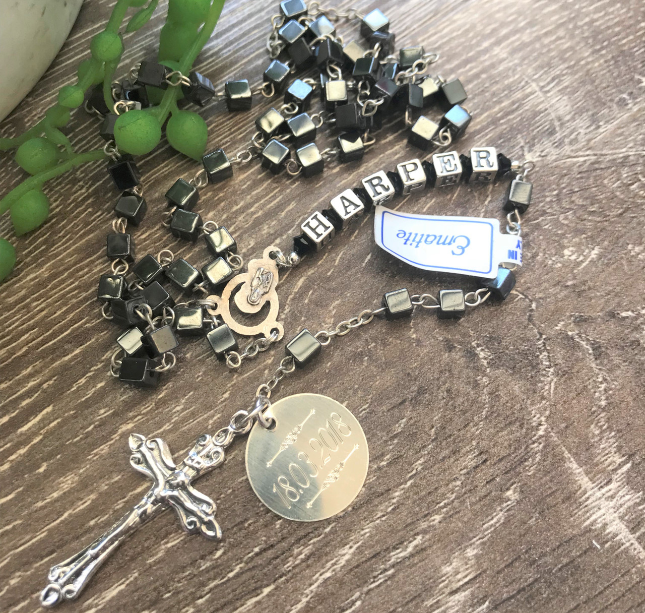 Buy Catholic and Anglican Keepsake Rosary Beads - Gifted Memories Faith ...