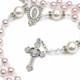 Swarovski 'Divine' Crystal & Pearl Rosary Beads Handmade Baptism ...