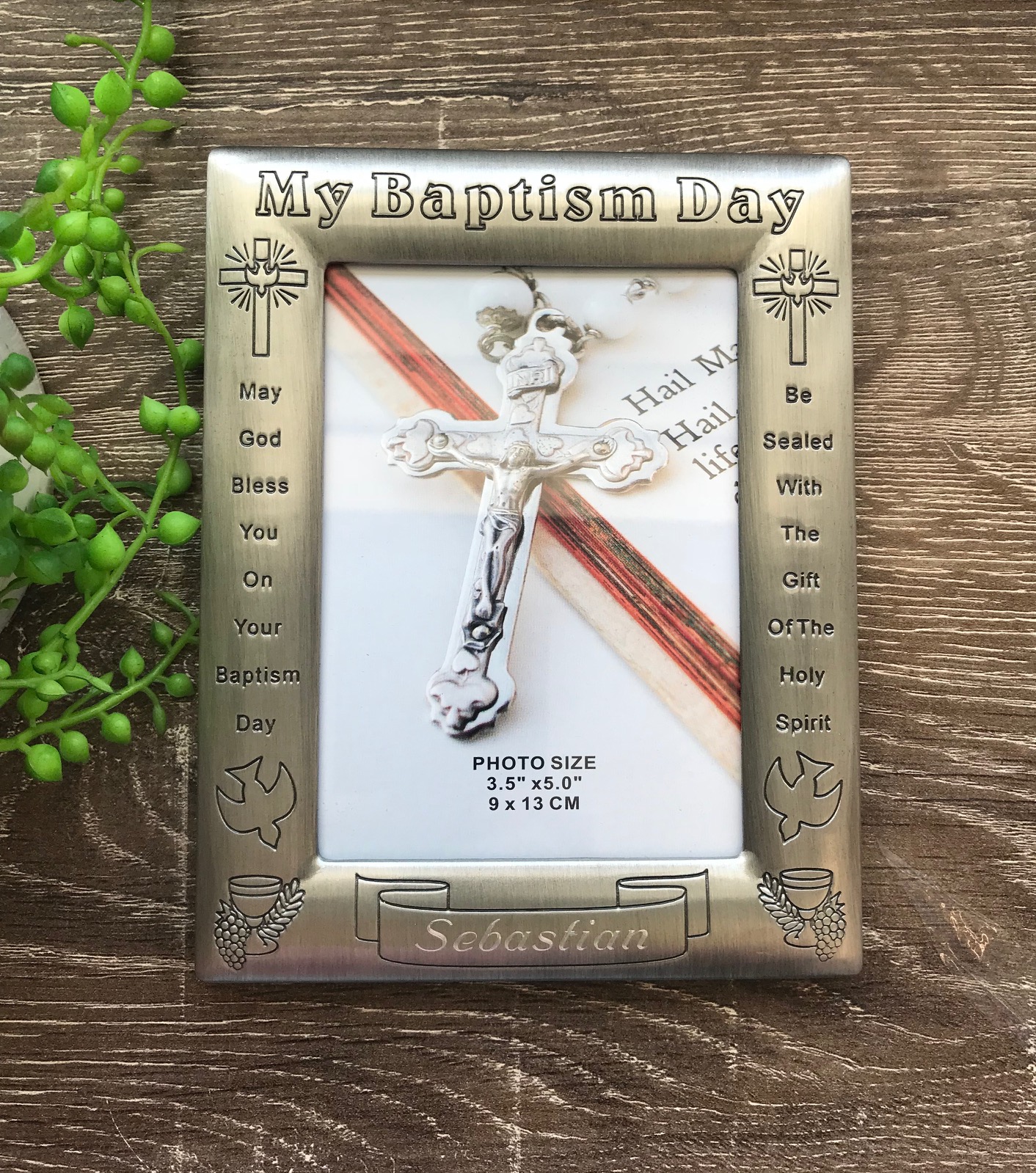 Baptism Photo Frames - Keep it personal with engraving - Gifted ...