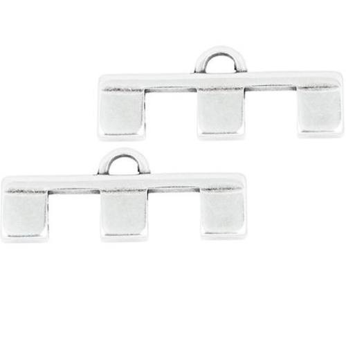 Cymbal Findings for Superduos... | Eureka Crystal Beads