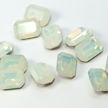 Krakovski Crystal Octagon Stone 10x14mm EMERALD