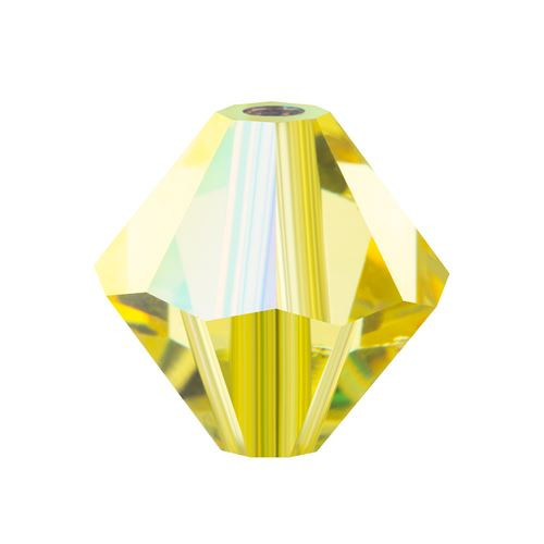 Preciosa Crystal Bicone Beads 4mm MONTANA AB