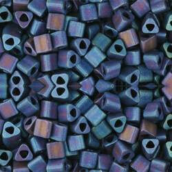 Toho TRIANGLE 8/0 Seed Beads FROSTED METALLIC NEBULA