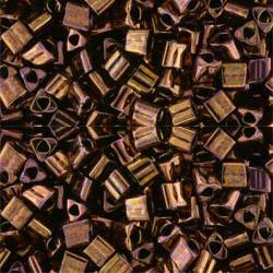 Toho TRIANGLE 8/0 Seed Beads OLYMPIC BRONZE