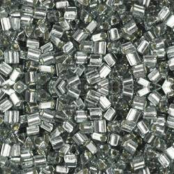 Toho TRIANGLE 11/0 Seed Beads SILVER LINED GRAY |EUREKA CRYSTAL BEADS
