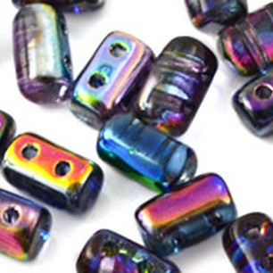 RULLA Czech Glass Beads 5x3mm MAGIC BLUE| EUREKA CRYSTAL BEADS