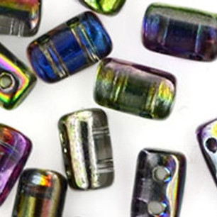 RULLA Czech Glass Beads 5x3mm MAGIC ORCHID | EUREKA CRYSTAL BEADS