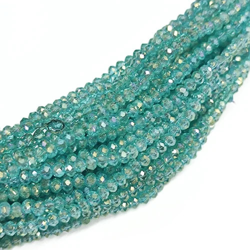 Faceted Chinese Crystal Spacer Bead - 3x2mm | Eureka Crystal Beads