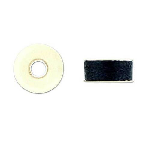 Nymo D Bobbin Beading Thread BLACK | EUREKA CRYSTAL BEADS