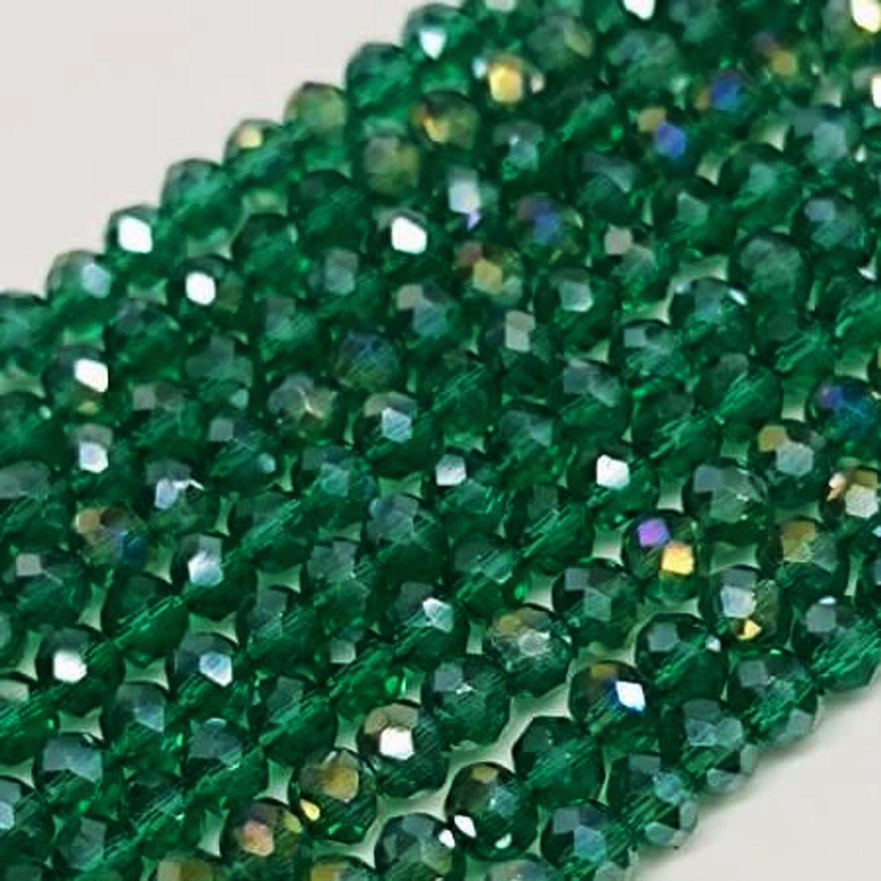 Faceted Chinese Crystal Spacer Bead - 3x2mm | Eureka Crystal Beads