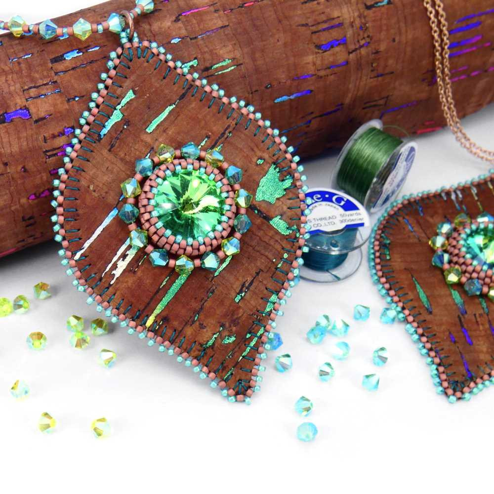 Rainbow Reflection Pendant | Eureka Crystal Beads
