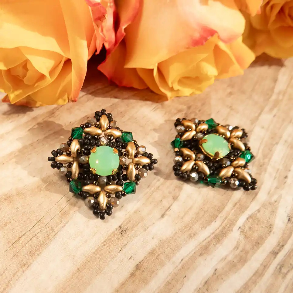 Desert Bloom Segment Pattern | EUREKA CRYSTAL BEADS