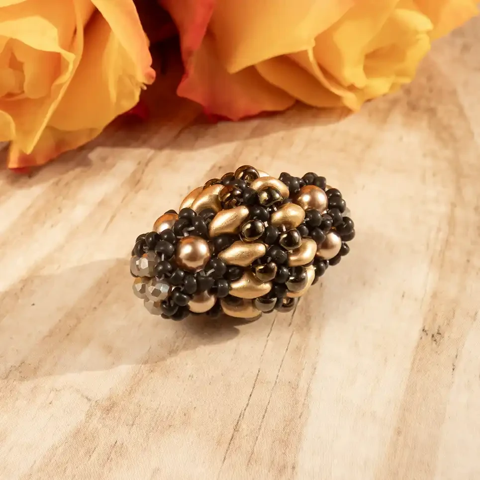 Desert Bloom Beaded Bead Pattern | EUREKA CRYSTAL BEADS