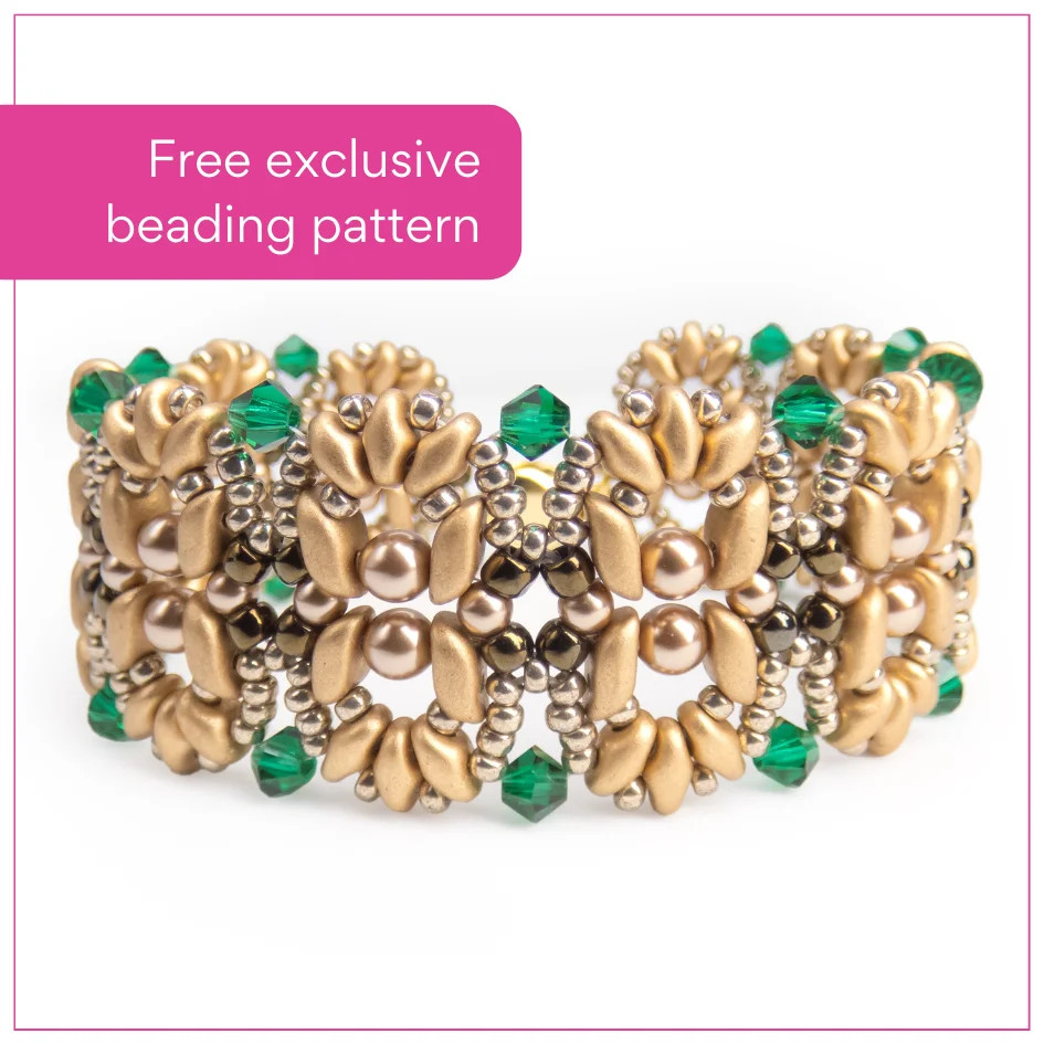 Silk and Jade Bracelet Pattern | EUREKA CRYSTAL BEADS